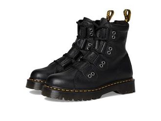 Dr. Martens Femme 1460 LTT 4 Tie Boot, Black, 39 EU