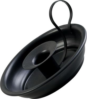 Holibanna Kerzenhalter Retro aus Eisen mit Ringgriff Kleiner Tragbarer Vintage Tischkerzenst&auml;nder Hitzebest&auml;ndig und Dekorativ f&uuml;r Zuhause B&uuml;ro und Partys