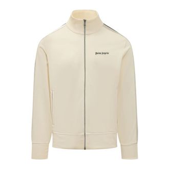 Palm Angels Classic Logo Track Top - - Sweatshirts & Hoodies - Herren - Beige - L
