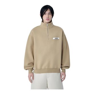 Jacquemus Homme, Sweatshirts et sweats &agrave; capuche, Beige, Taille: S SweaT-shirts & SweaT-shirts &agrave; capuche