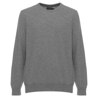 Ralph Lauren Merinowoll-Rundhalspullover - - Knitwear - Herren - Grau - XL