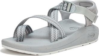 Chaco Sandales Cushz Toe-Loop pour homme, Frond Gris ciment, 43 EU