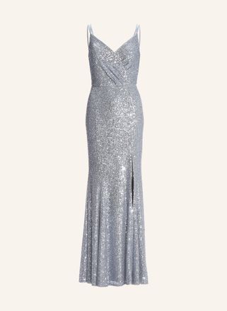 Swing Swing Abendkleid Mit Pailletten blau
