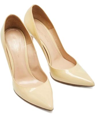 Gianvito Rossi Pumps aus Lackleder 110mm - Nude