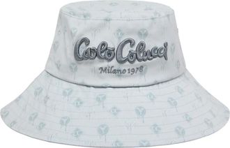 Carlo Colucci Homme, Accessoires, Gris, Taille: L/Xl Bucket Hat