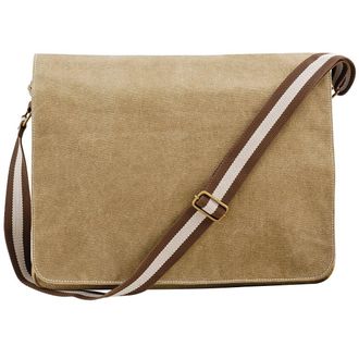 Quadra Vintage Canvas Despatch Bag Sahara