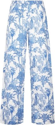 MC2 Saint Barth Femme, Pantalons, Multicolore, Taille: 40 FR Inez Wide Pantalons