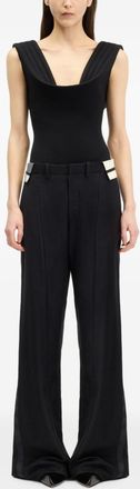 Jean Paul Gaultier Wool Trousers - Black