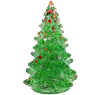 OSALADI SEWACC Kunstharz Miniatur-weihnachtsbaumskulptur f&uuml;r Feiertage Dekorativer Tisch-Weihnachtsbaum aus Epoxidharz Kleiner Weihnachtsbaum f&uuml;r Weihnachtsfe