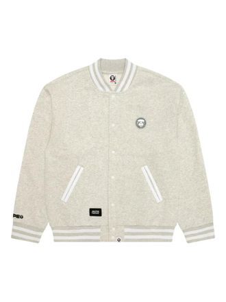 Aape By A Bathing Ape veste bomber à patch logo - Gris
