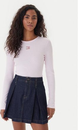 Tommy Jeans Bluse DW0DW20178 Rosa Slim Fit