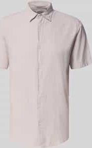 Jack & Jones Regular Fit Freizeithemd aus Baumwoll-Leinen-Mix