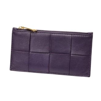 Bottega Veneta Porte-cartes Pre-owned - Femme - Pre-owned - Violet - Taille: ONE Size
