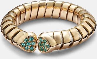 Marina B Ring Trisolina aus 18kt Gelbgold mit Turmalin