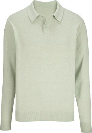 H.I.S Strickpullover bis Gr&ouml;&szlig;e 5XL mit Polokragen und kleiner Knopfleiste