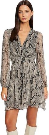 Morgan 232-RIPYTH Robe, Beige, 36 Femme