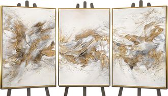 Yohji Yamamoto Art Luxus Abstrakt Acryl Gem&auml;lde auf Leinwand funkelnde Farbt&ouml;ne handgemalt Wohnzimmer Wandbild modern Wohndekor Bilder echtes Kunstwerk 300x140 cm