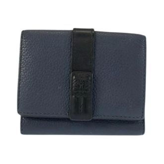 Loewe Portefeuille Pre-owned (tri-pli) - Femme - Pre-owned - Bleu - Taille: ONE Size
