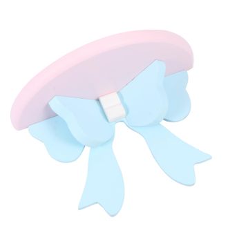 BESPORTBLE SHINEOFI Wandregal Holz mit Schleifen Design 13X10X13cm f&uuml;r Schlafzimmer Wohnzimmer und B&uuml;ro Kleines Wandmontiertes Aufbewahrungsregal zur Dekoration 