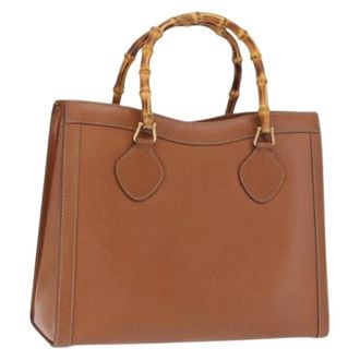 Gucci Sac &agrave; main vintage Pre-owned - Femme - Pre-owned - Brun - Taille: ONE Size