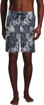 Lands End Badeshorts mit Hydroliner, 23 cm, Herren, Größe:56-58 regular, Blau, by Lands End