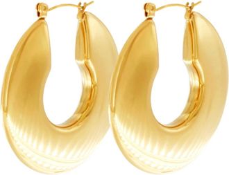 Dansk Copenhagen U-Turn Statement Ohrring - - Accessories - Damen - Gelb - ONE SIZE