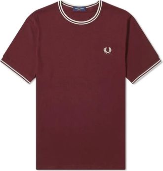 Fred Perry Herren, Oberteile, Rot, XLGr&ouml;&szlig;e