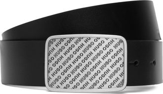 HUGO BOSS G&uuml;rtel HUGO Giacob 50563649 Schwarz
