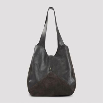Chlo&eacute; Hobo Bags - Buffalo Leather Shoulder Bag With Spacious Silhoue - Gr. unisize - in Schwarz - f&uuml;r Damen