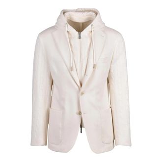 Eleventy Taillierter Blazer - - Jackets - Herren - Wei&szlig; - L
