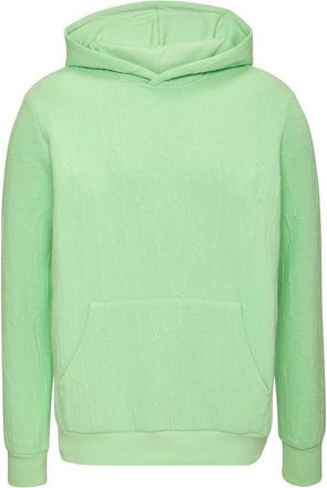 John Devin Hoodie - Struktur Sweat mit Kapuze innen angeraute Sweatware mit besonderer Struktur-Optik