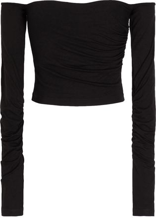 8 by YOOX VISCOSE OFF-SHOULDER TOP