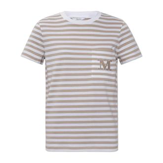 Max Mara Femme, Tops, Beige, Taille: 38 FR T-shirt Oboli