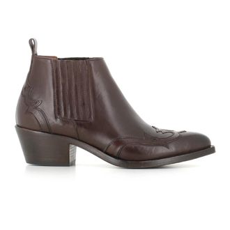 Sartore Sartore, Femme, Chaussures, Brun, Taille: 37 EU Botte Texane