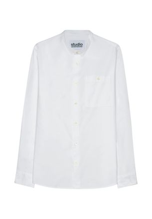 Seidensticker Studio Hemd - Regular Fit - B&uuml;gelleicht - Stehkragen - Langarm - Unisex - 100% Baumwolle