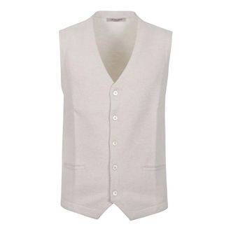 La Fileria Strickweste - - Suits - Herren - Beige - XL