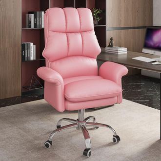 Generic B&uuml;rostuhl, Gaming-Stuhl, Hochlehner f&uuml;rs Wohnzimmer, Drehstuhl mit Rollen, ergonomischer Aufstehsessel mit Lendenwirbelst&uuml;tze