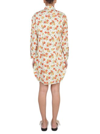 Marni Floral Cotton Shirt Dress - Multicolor