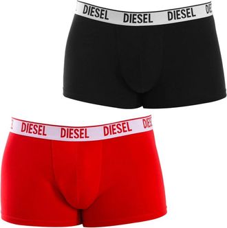 Diesel Homme, Sous-v&ecirc;tements, Multicolore, Taille: S Pack-2 Boxers
