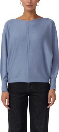 s.Oliver Feinstrickpullover mit Fledermaus&auml;rmeln und Ajour-Details