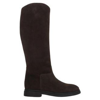 Estro & Luminara Kniehohe Veloursstiefel - - Shoes - Damen - Braun - 40 EU