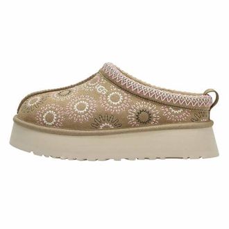 UGG Pantoufles Tazz Sun Stitch pour femme, Graines de moutarde, 10