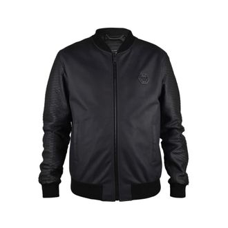 Philipp Plein Herren, Jacken, Schwarzk, LGr&ouml;&szlig;e