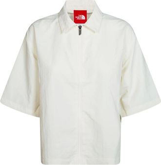 The North Face Femme, Chemises, Blanc, Taille: 38 FR Camicia Mezza Manica