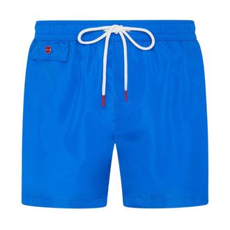 Kiton Swim Boxer Shorts - - Swimwear - Herren - Blau - XL