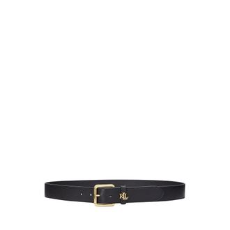 Ralph Lauren Ceinture Logo Keeper - Femme - Accessoires - Noir - Taille: M