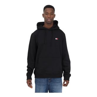 Tommy Jeans Herren, Sweatshirts & Hoodies, Schwarzk, LGr&ouml;&szlig;e