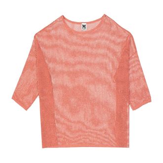 Missoni Femme, Pulls, Rose, Taille: 40 FR Pull semi-transparent avec d&eacute;tail perfor&eacute;