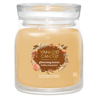 Yankee Candle Company Glistening Leaves Medium Signature
