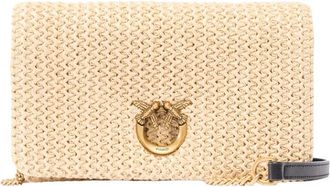 Pinko Pinko, Femme, Sacs, Beige, Taille: ONE Size Love Bag Click Soft Horizontal Mini